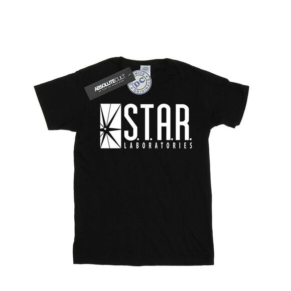 DC Comics | Shirts | Dc Comics Mens The Flash Star Labs Tshirt Black ...